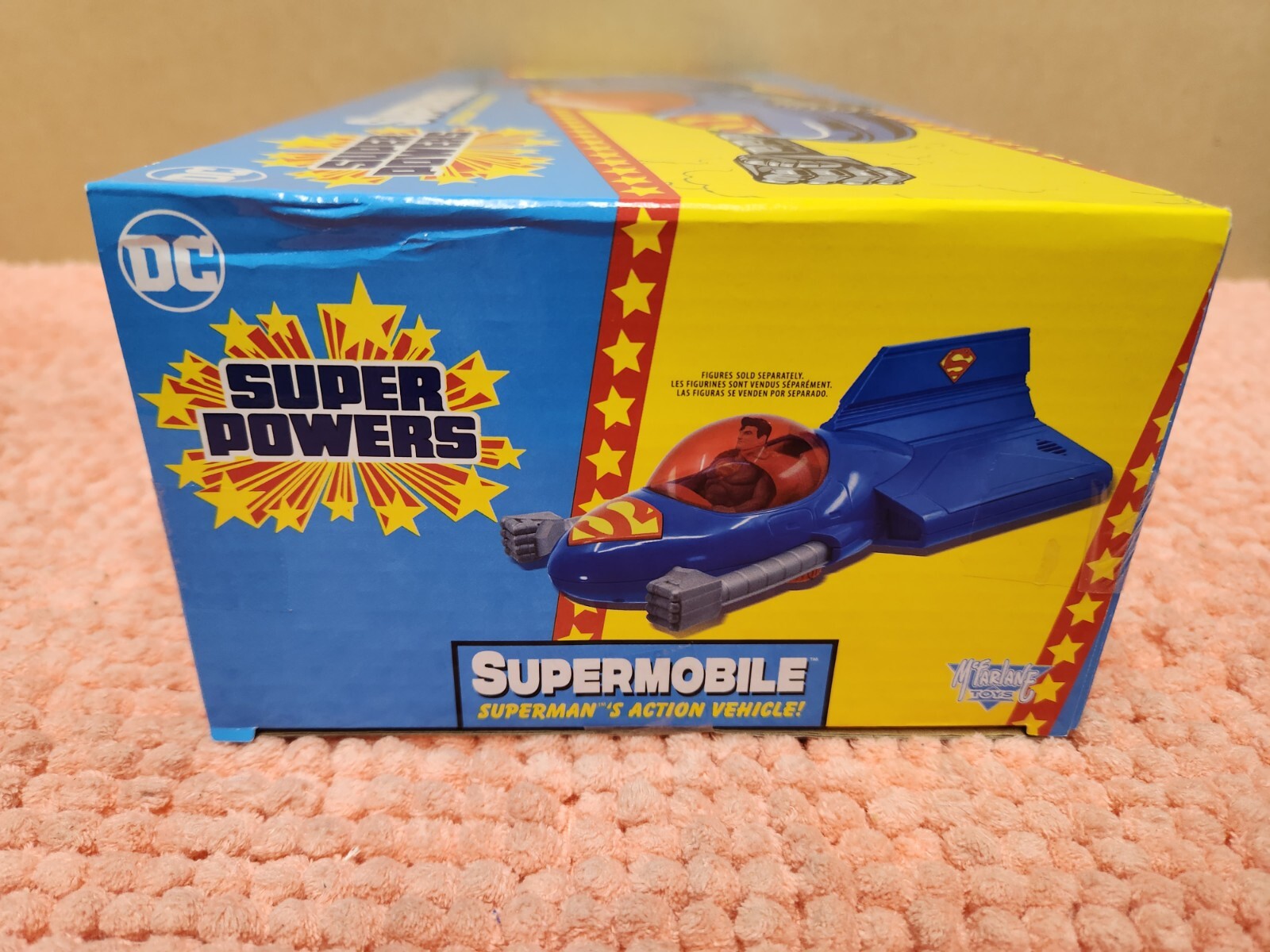 McFarlane Toys DC Super Powers "Supermobile" Supermans Action Vehicle ...