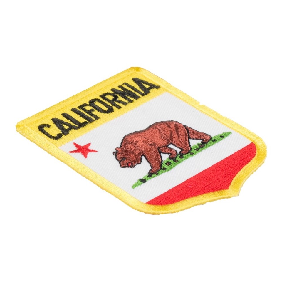 California State Flag Shield Patch, United States of America Patches | eBay