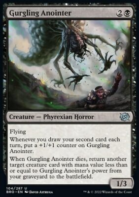 MTG Magic the Gathering Gurgling Anointer (104/399) The Brothers' War ...