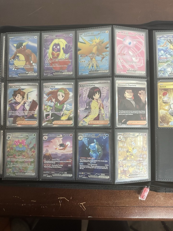 Pokemon 151 English Complete Master Set w/ Promos NM In Binder With ...