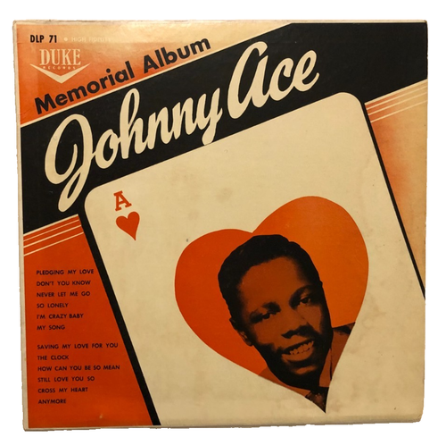 Johnny Ace Memorial Album DLP 71 High Fidelity Duke Vintage 1961 LP ...
