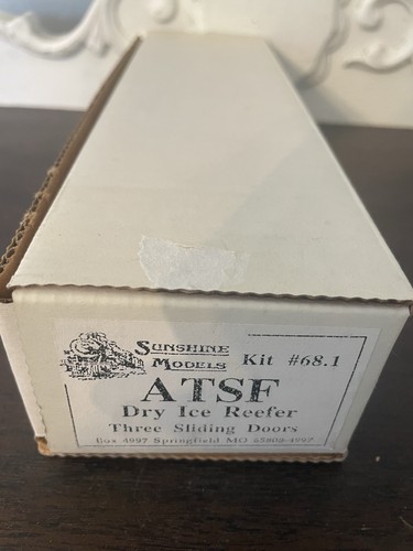 Sunshine Models Resin craftsman kit #68.1 ATSF Dry Ice Reefer HO NIB | eBay