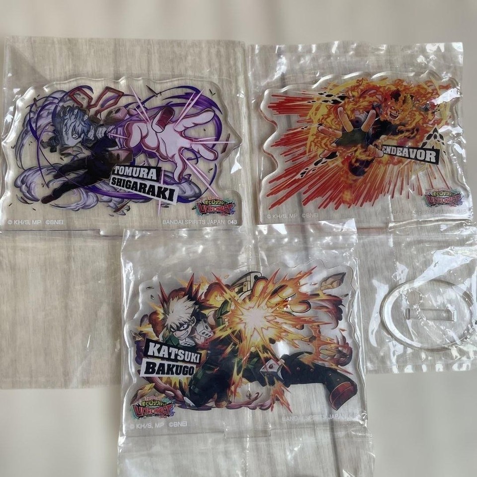 My Hero Academia 1st Lottery Towel Acrylic Stand Keychain 15 Pieces | eBay