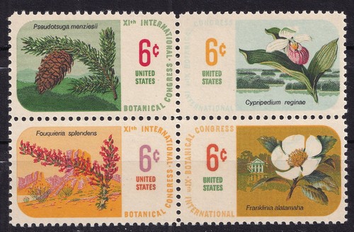 Vereinigte Staaten 1969 Flora 'Botanical Congress'schöne kompl. Satz ...