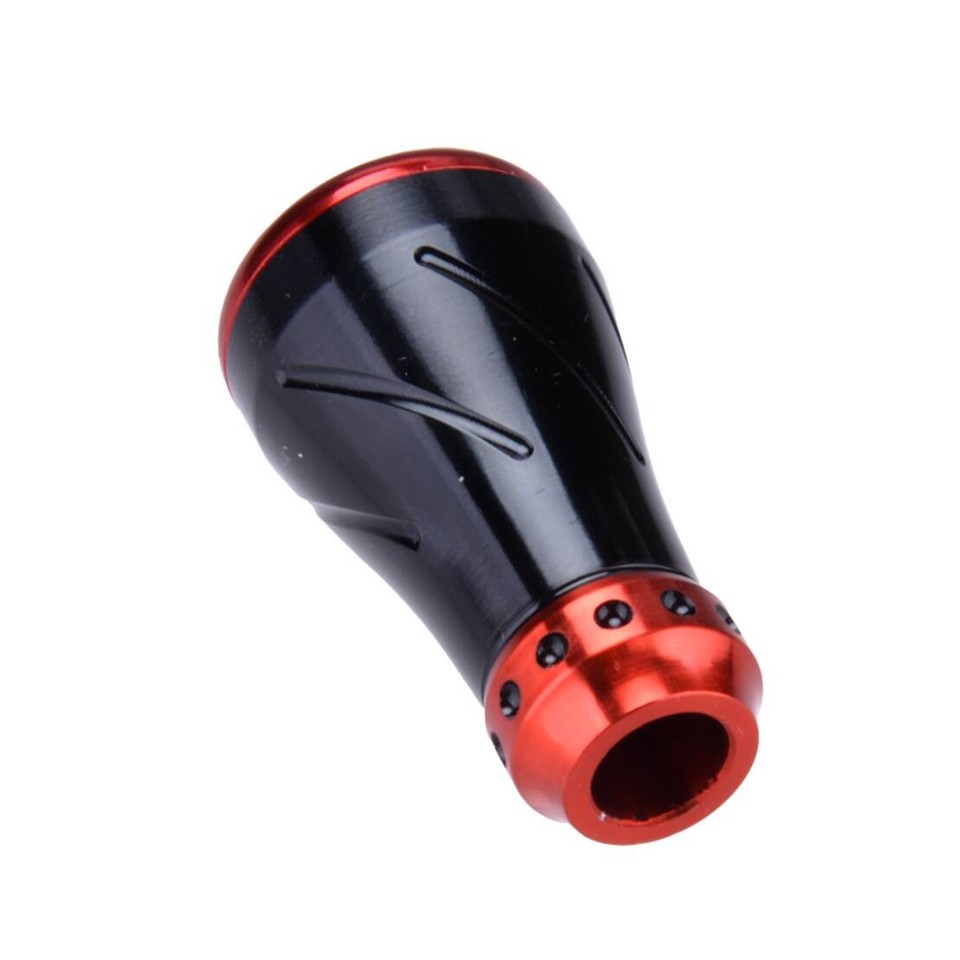 Black Red Aluminum Alloy Fishing Reel Handle Knobs Grip Pill new | eBay UK