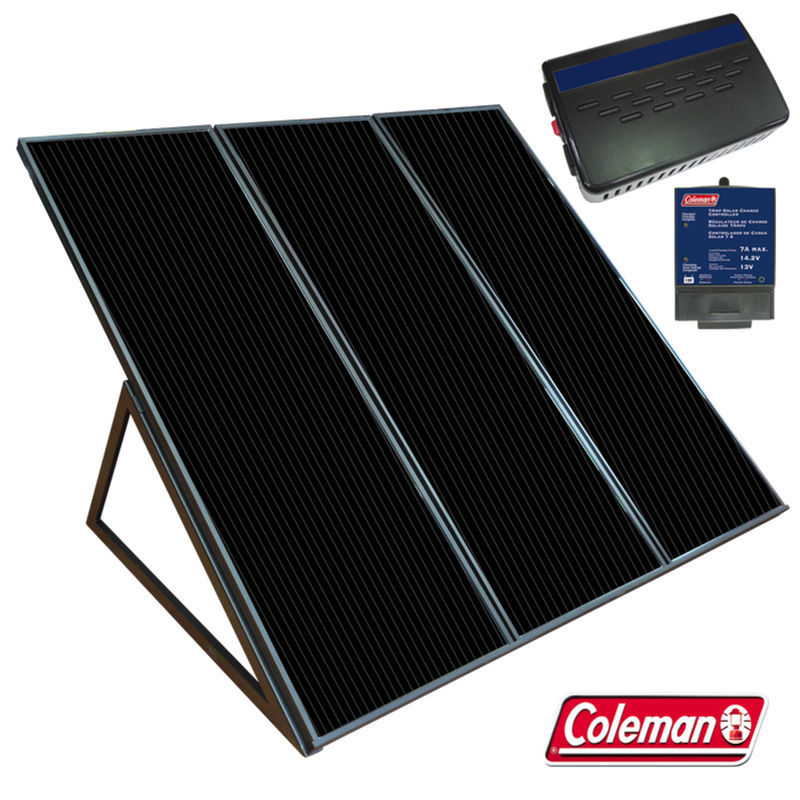 Coleman Sunforce 55 Watt 12v Solar Power Generator Charger Kit 58050 ...