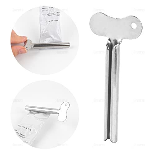 10 Pack Stainless Steel Toothpaste Tube Squeezers Key Roller Tube for ...