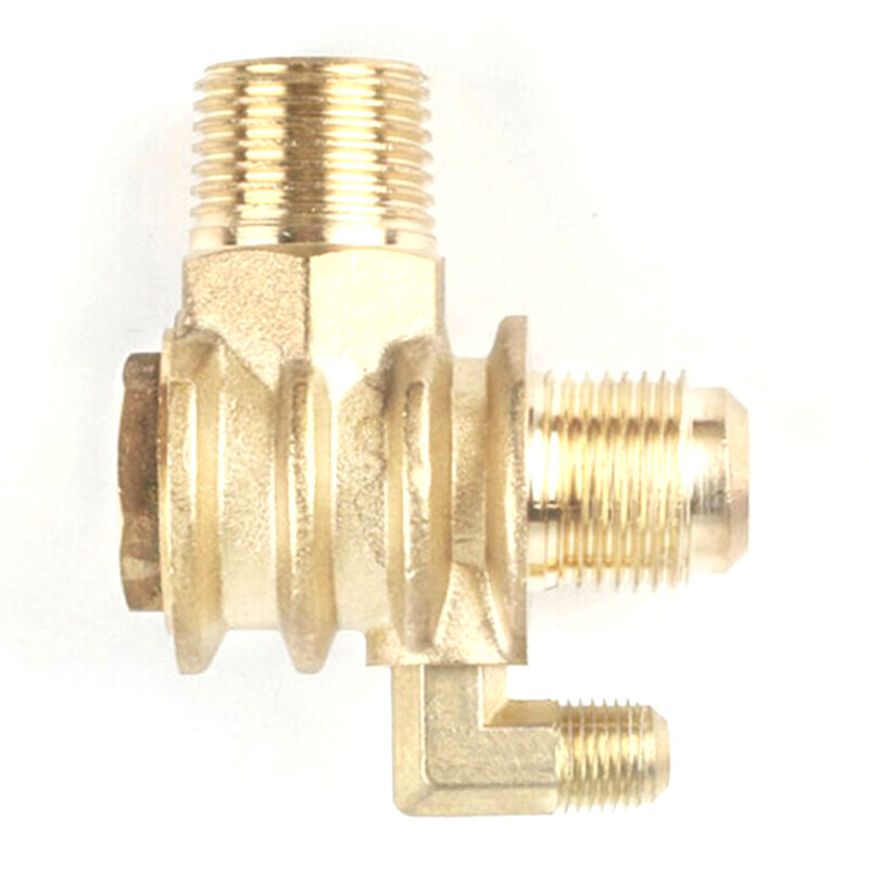 3-Port Check Valves One Way Male-Threaded Workshop Air Compressor 20*19 ...