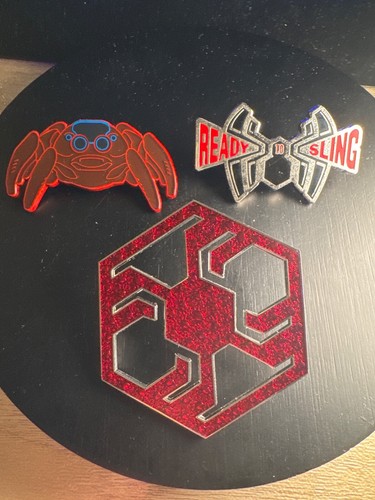 Disney Spider-Man spider bot web slinger pin set | eBay