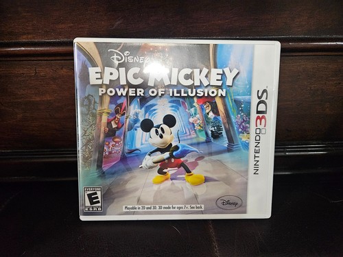 Epic Mickey Power Of Illusion For Nintendo 3DS, Complete in Box, Tested ...