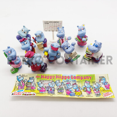 Sorpresine KINDER FERRERO - Happy Hippo Company Office Serie Completa ...