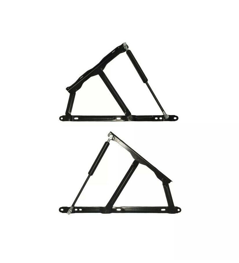 2 x Ottoman Storage Bed Lift Up Bed Hinge Mechanism and Gas Struts 600N ...