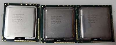 Lot of 3 Intel Xeon X5570 SLBF3 2.93Ghz/8M/6.40 4 Core LGA1366 CPU Processor | eBay