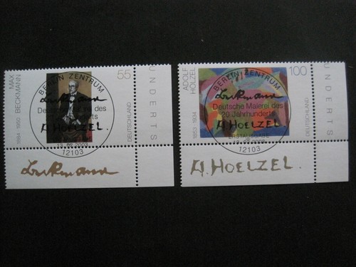 Federal Michel Number 2315-2316 Corner Edge First Day Berlin Postmarked ...