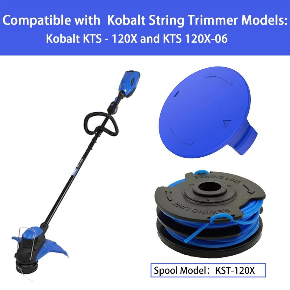 KST-120X Replacement Line Trimmer Spool for Kobalt KST 120X-06,String ...