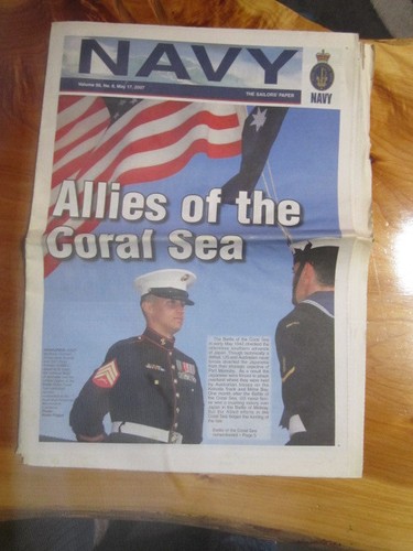 MAGAZINE NAVY NEWS MAY 17, 2007, VOL. 50, NO. 8 GREAT ** MUST SEE ...