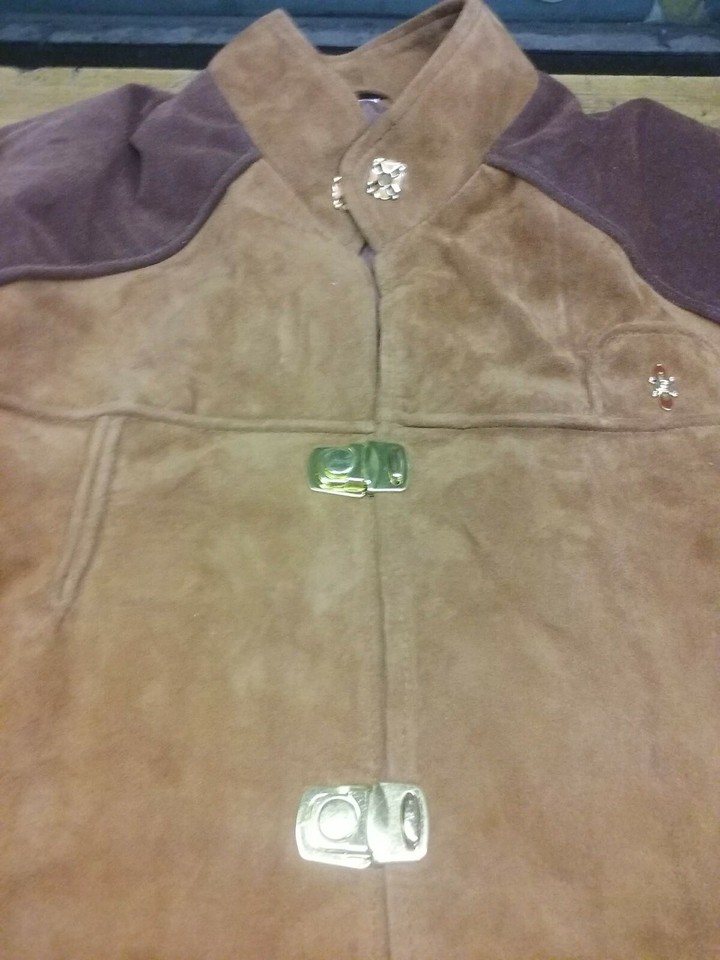 Men's Battlestar Galactica Colonial Viper Pilot Brown Suede Real ...