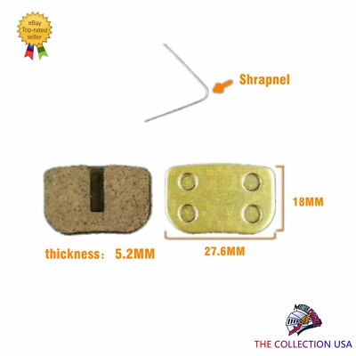 COPPER BRAKE PAD FOR MINI DOODLEBUG BAJA BLITZ RACER DB30 MOTOVOX MBX10 ...