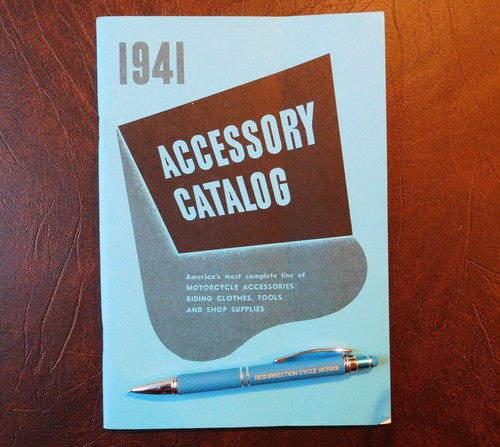 Harley parts NEW 1941 Accessory catalog, COOL Stuff, NICE catalog † | eBay