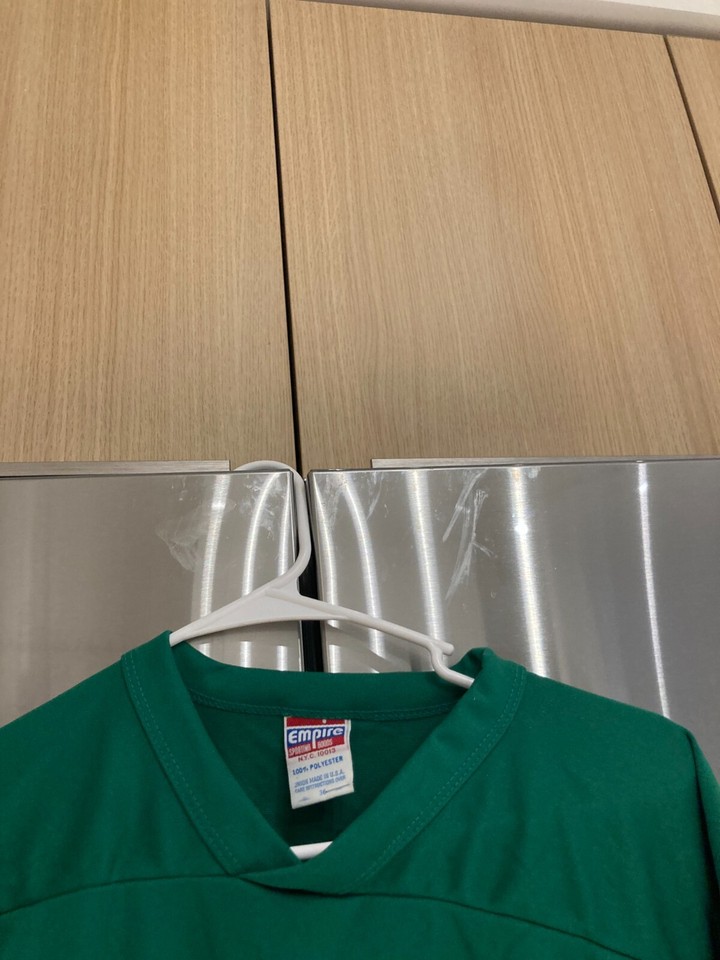 green vintage football jersey Empire polyester jersey men's Small NEW ...