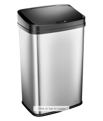 Insignia - 3 Gal. Automatic Trash Can - Stainless steel 600603265181| eBay
