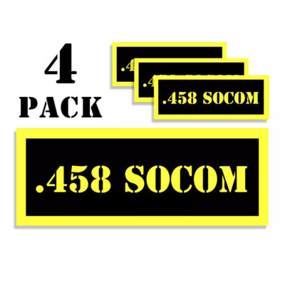 458 SOCOM Ammo Can Label Stickers Decal Ammunition (4 pack) | eBay