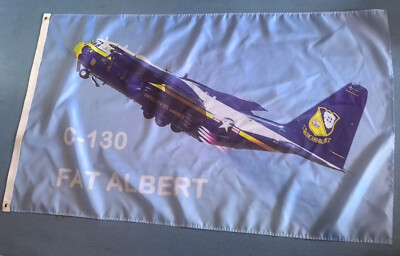 USN Blue Angels Fat Albert 3x5 ft Flag Single-sided Flag Banner C-130 ...