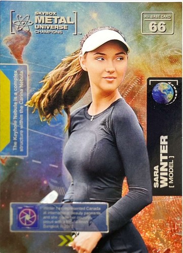 2021 Skybox Metal Universe Champions #66 Sara Winter Model | eBay
