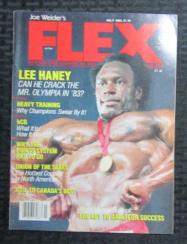 1983 July Joe Weider's FLEX Bodybuilding Magazine VG+ 4.5 Lee Haney | eBay