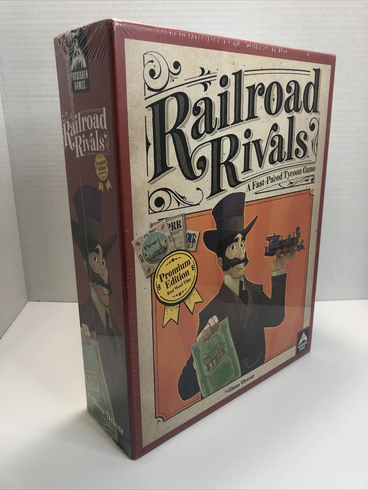 Railroad Rivals Premium Wood Tiles Board Game Forbidden Games Frb1201 ...