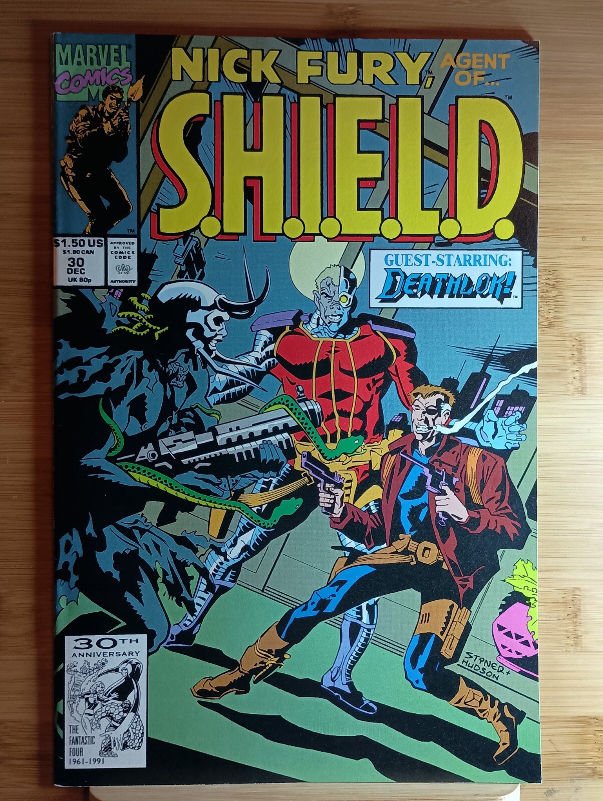 1991 Marvel Comics Nick Fury Agent of SHIELD Issue 30 Ernie Stiner ...