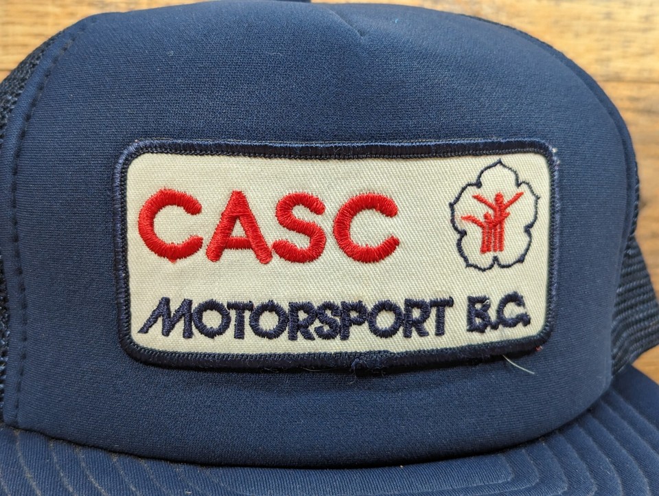 Vintage CASC Canadian Automobile Sport Club Motorsport BC Mesh Trucker ...