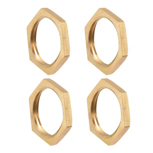 G1/2 Lock Nut, Hex Brass Female Locknut for Plumbing 4pcs | eBay UK