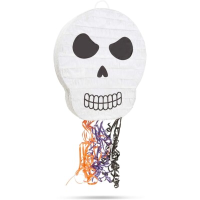 Halloween Pinata, Small Day of the Dead Skull for Party Decorations ...