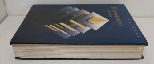 Management Textbook Griffin 3rd Edition 1990 Book Vtg 90s Manager Role ...