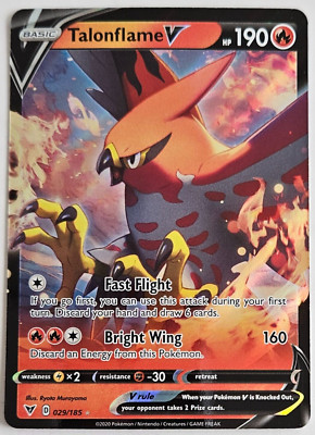 Pokemon TCG: Talonflame V 029/185 Vivid Voltage - FREE SHIPPING | eBay