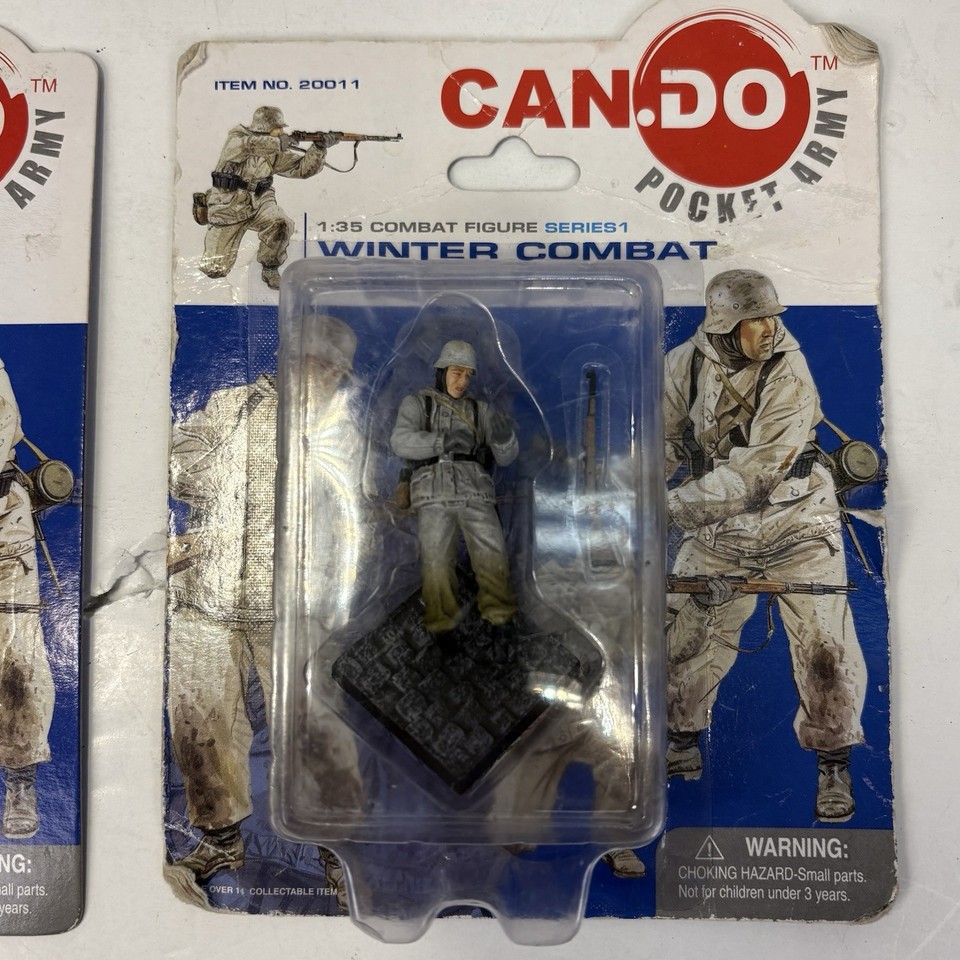 Lot of 5 - Can.Do Pocket Army 1:35 Figures. Winter Combat. Wehrmacht ...