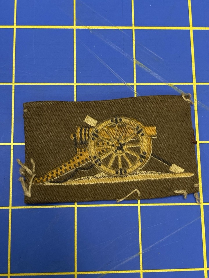 WW2 British Army Royal Artillery Master Gunner Printed Rank Badge | eBay