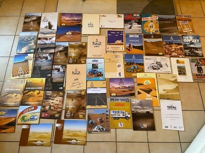 Gros Lot Dossier présentation Rallye Paris Dakar + Livres Brochures | eBay