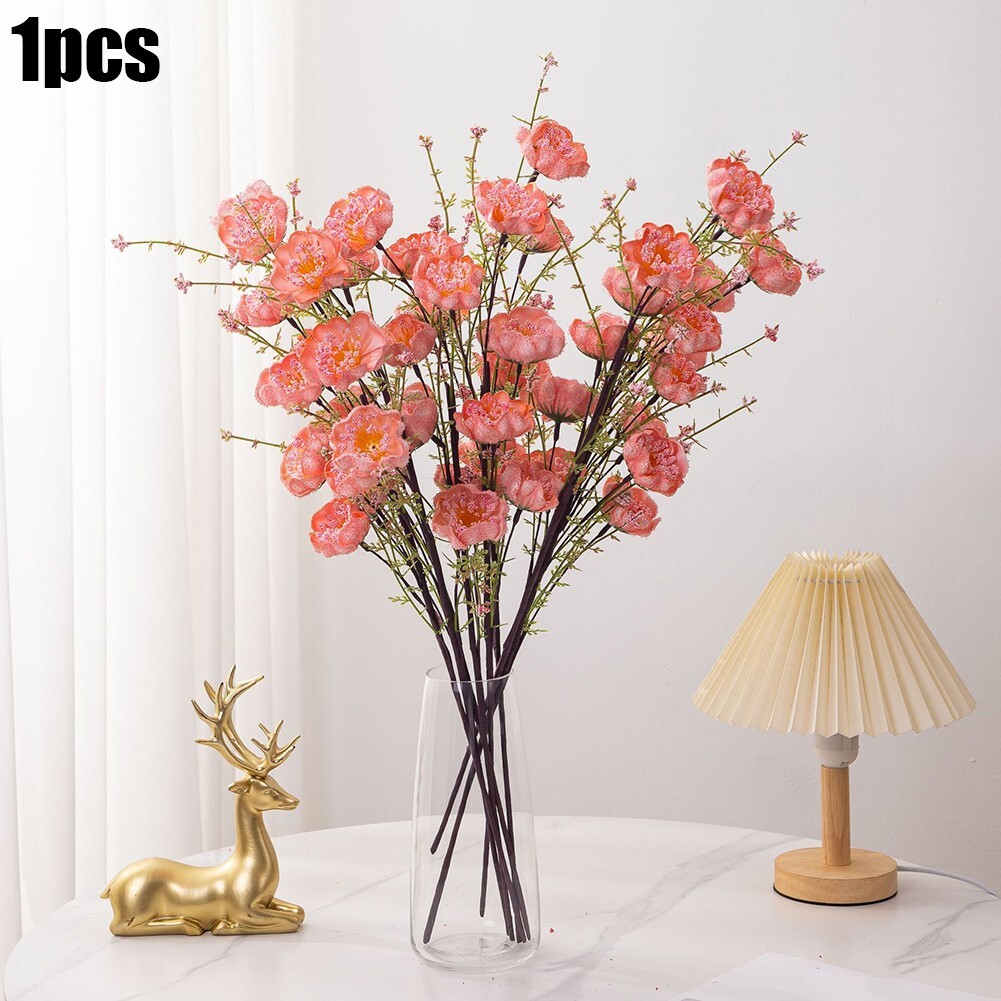 6) Beautiful Simulated Rhododendron Fake Flowers Home Decor Artificial ...