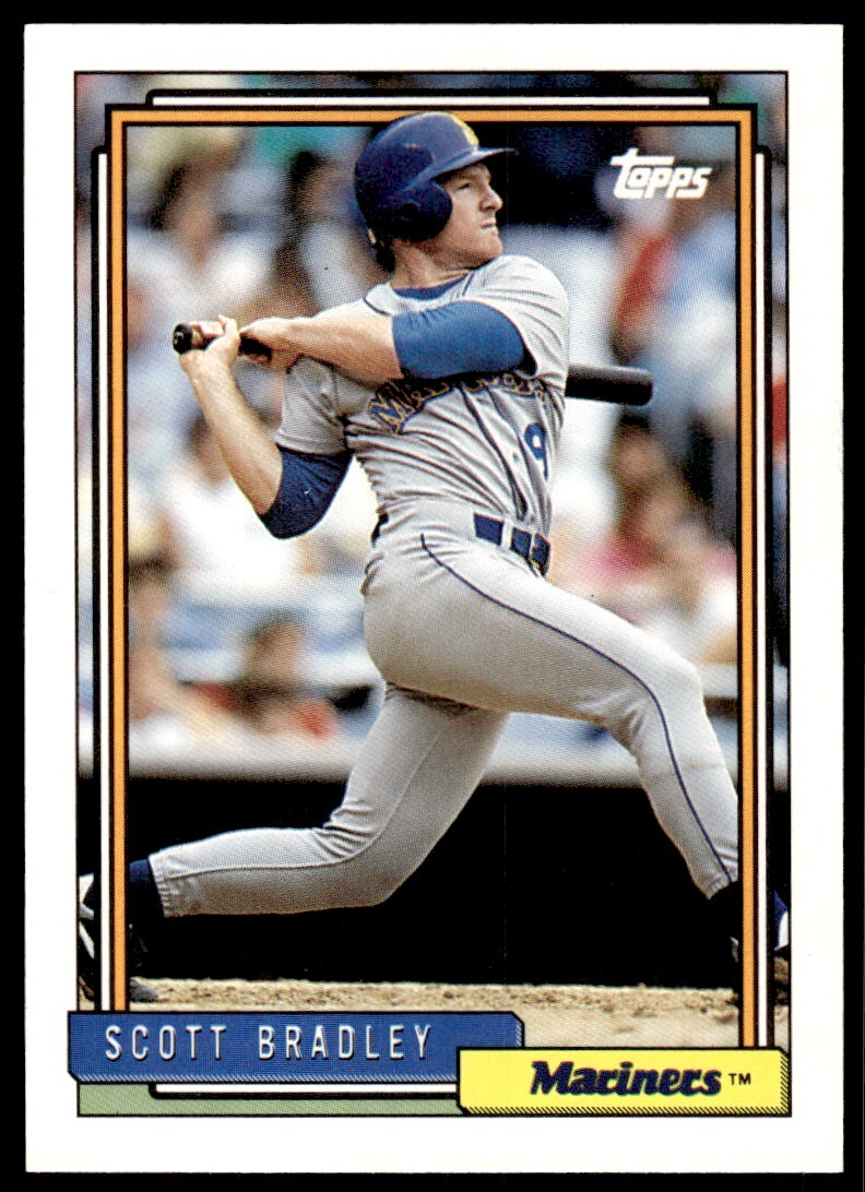 baseball card mariners scott bradley For Sale - MAVIN
