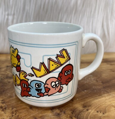Vintage Pac-Man Coffee Mug Cup Atari Video Games 1980’s Midway MFG ...
