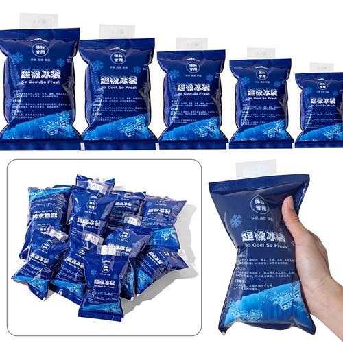 Drinks Refrigeration Keep Food Fresh Cold Compressed Ice Pack Cooler ...