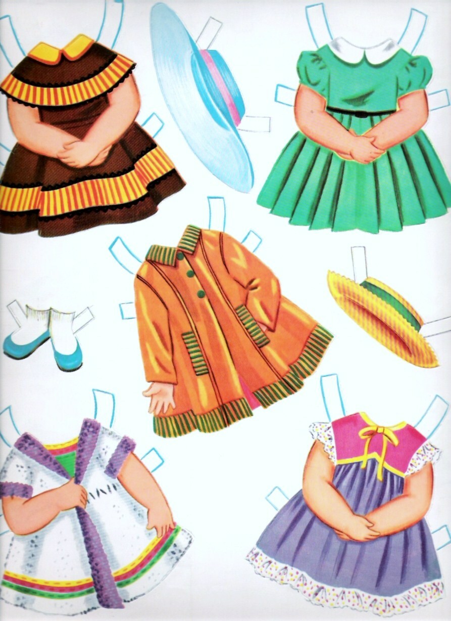 VINTAGE UNCUT 1963 ALIVE-LIKE PAPER DOLLS~#1 TOP REPRODUCTION SELLER ...