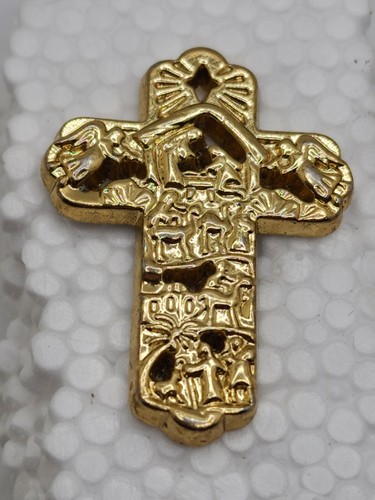 Christmas Cross Story Of Christs Birth Lapel Hat Pin Tie Tack | eBay