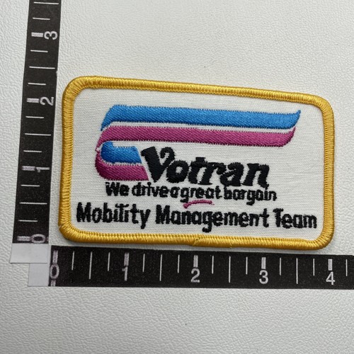 Vtg VOTRAN MOBILITY MANAGEMENT TEAM Advertising Patch 80D9 | eBay