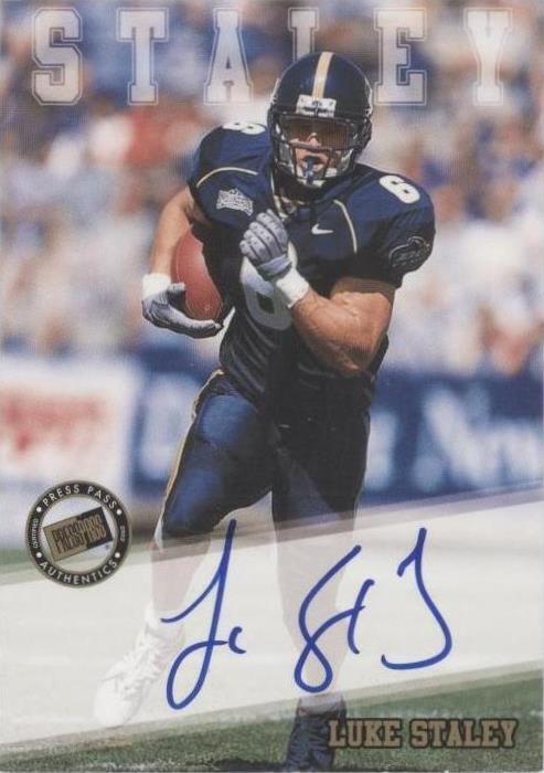 2002 Press Pass - Autographs Luke Staley (AU, RC) for sale online | eBay