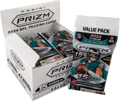 PANINI 2024 Prizm Football NFL Trading Cards Fat Pack Box SEALED (x12 ...