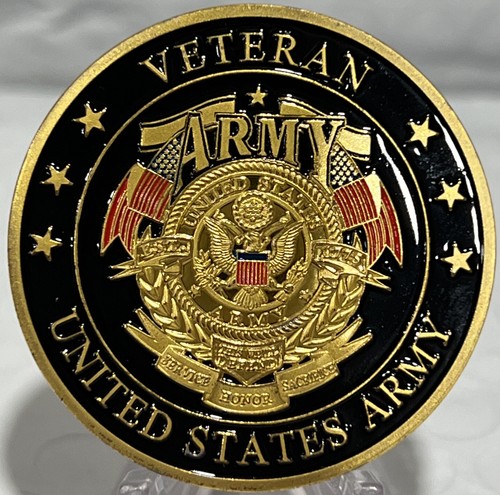 * Army Veteran “Honor Your Army Veteran Today” Military Challenge Coin ...