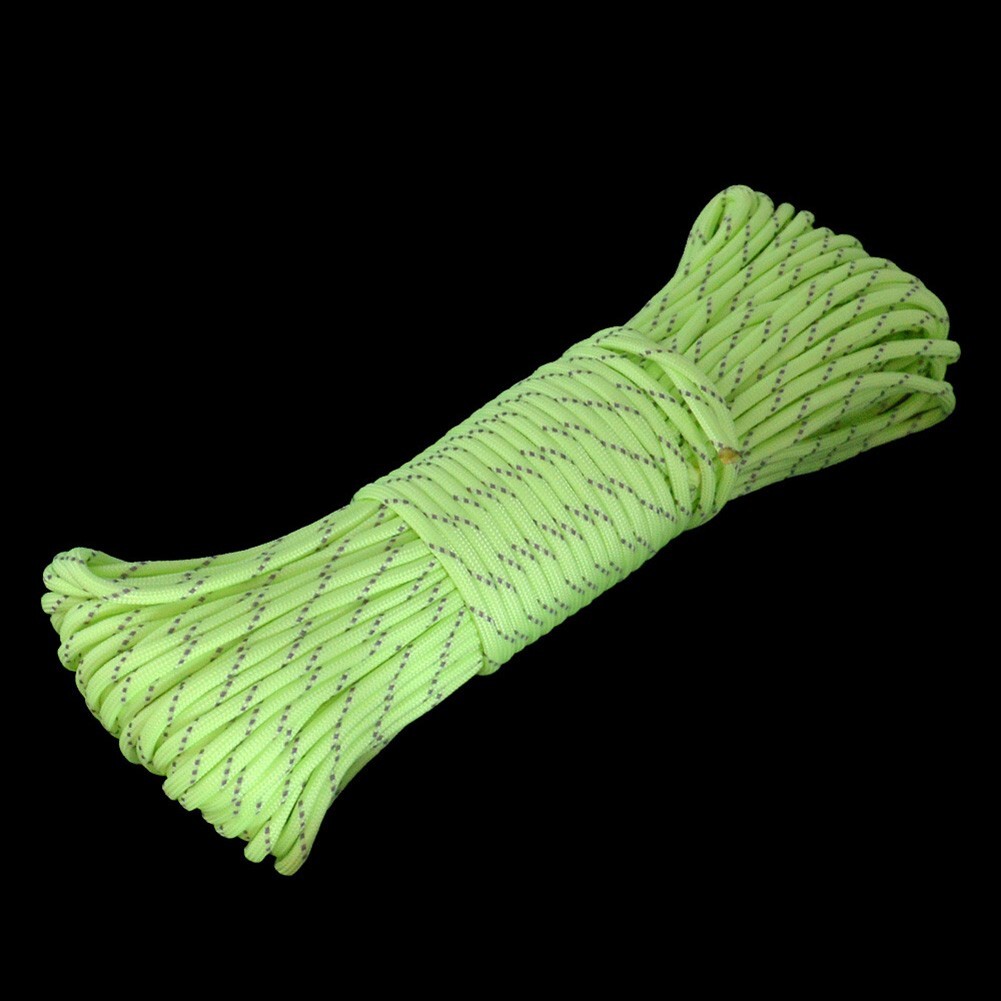 Durable Luminous Camping Rope 4MM Diameter 101 ft Length Enhanced ...